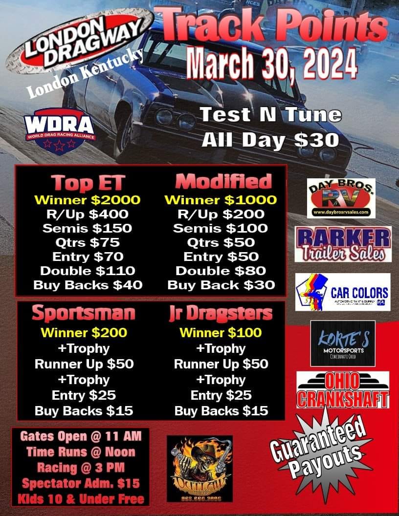 Results 10-14-2023 - London Dragway